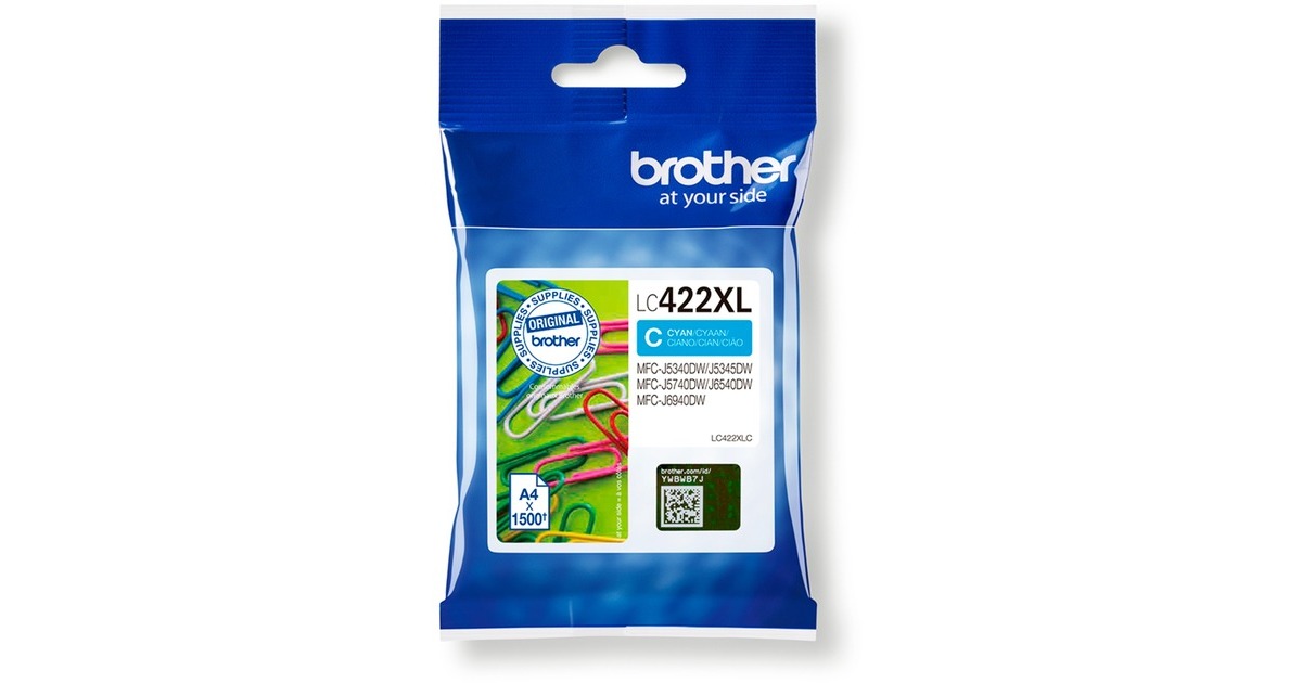 Brother Tinte Cyan LC 422XLC