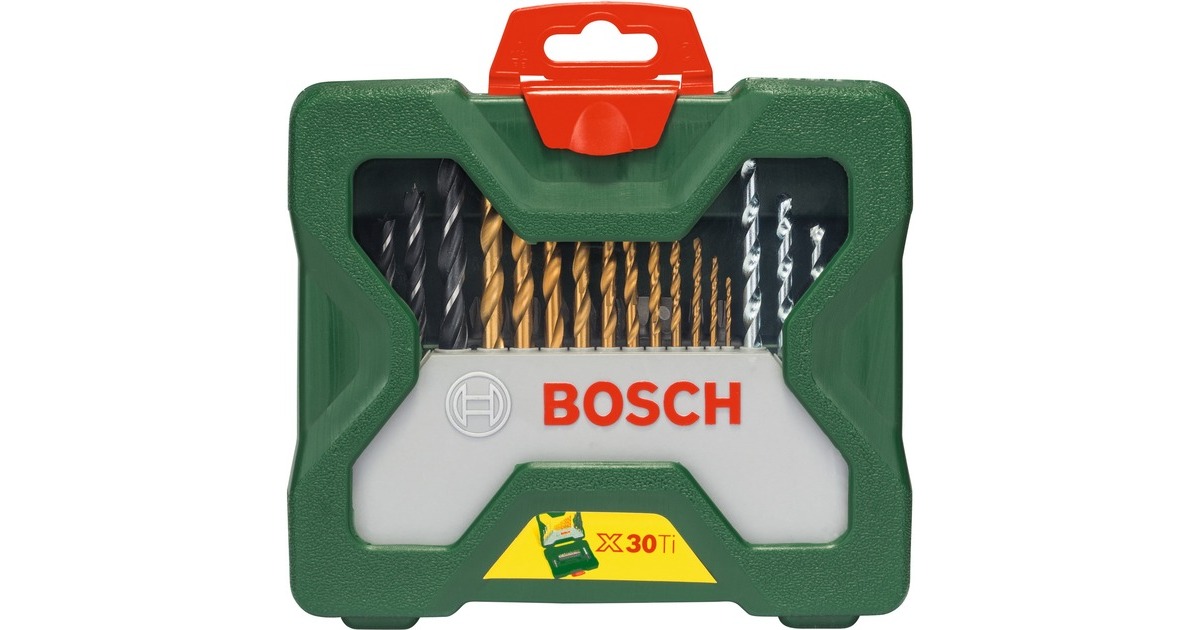 Bosch Heimwerken & Garten X-Line Titanium Bohrer- und Schrauber-Set, 30-teilig, Bohrer- & Bit ...