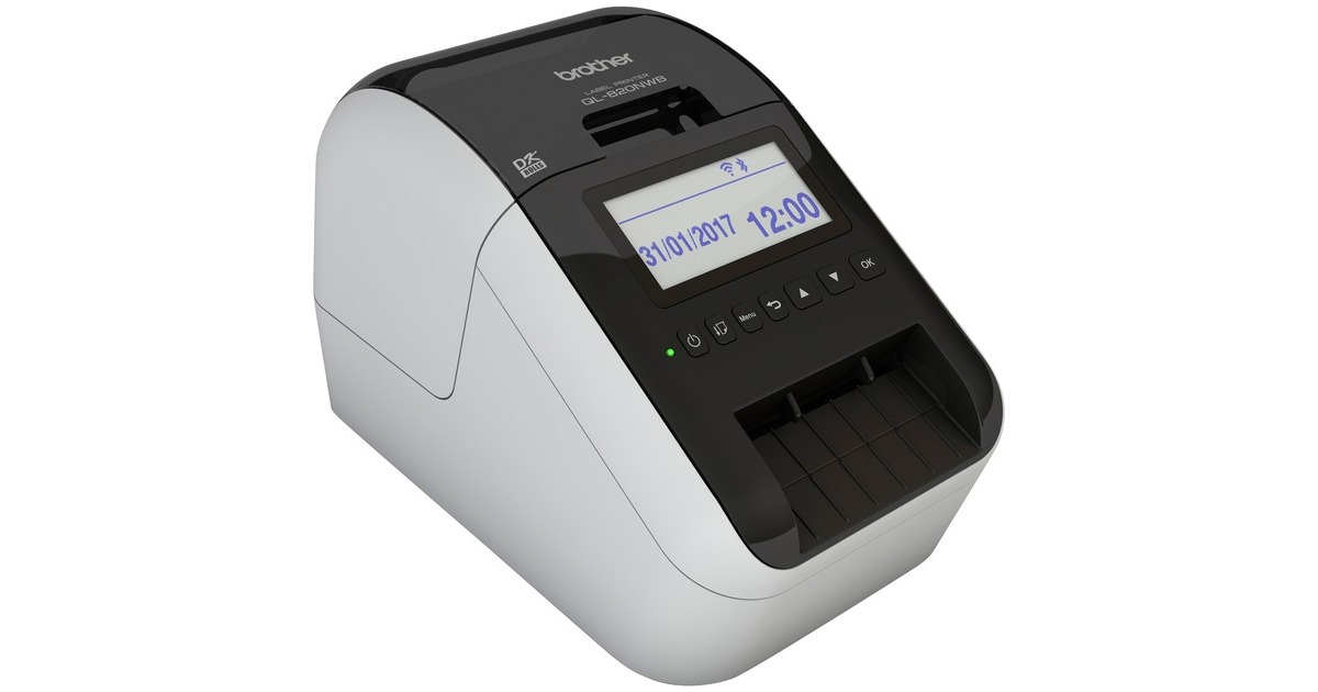 Brother QL-820NWBc, Etikettendrucker schwarz/weiß, USB, WLAN, Bluetooth