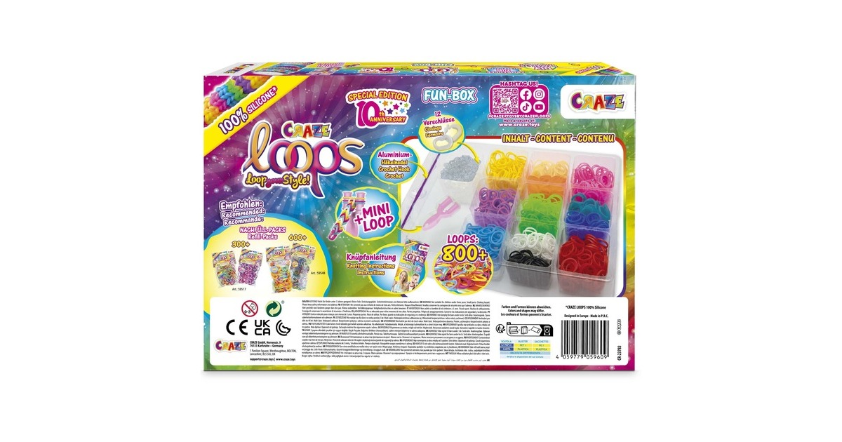 CRAZE LOOPS Fun Box, Basteln
