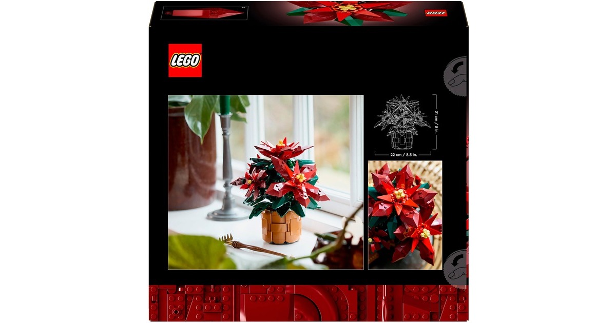 LEGO 10370 Icons Weihnachtsstern, Konstruktionsspielzeug