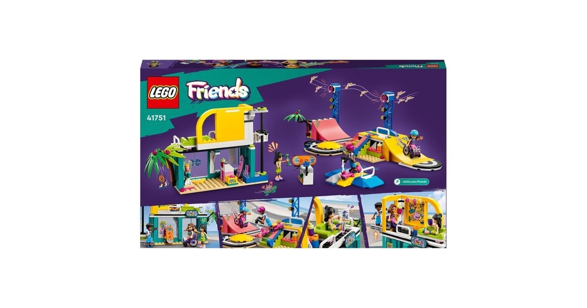 LEGO 41751 Friends Skatepark, Konstruktionsspielzeug