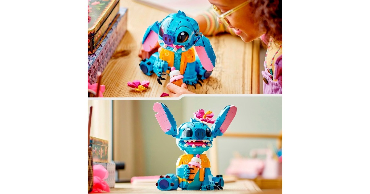 LEGO 43249 Disney Classic Stitch, Konstruktionsspielzeug