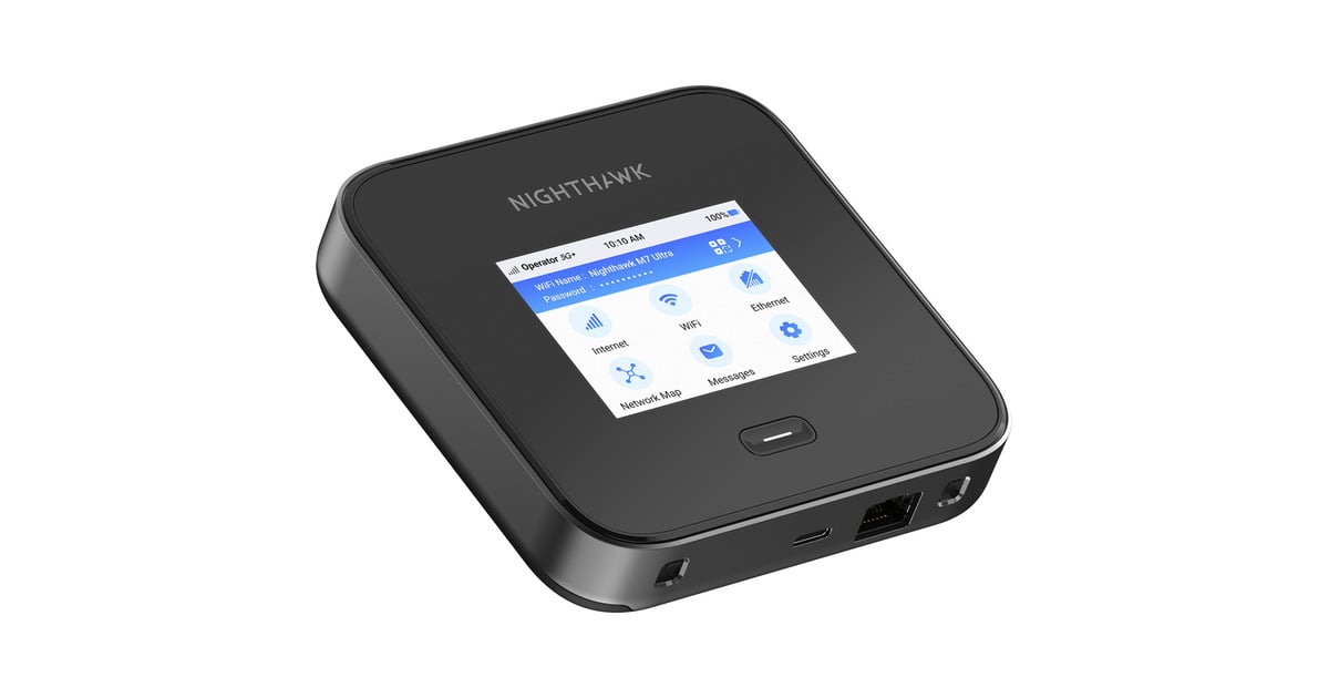 Netgear Nighthawk M7 Pro, Mobile WLAN-Router schwarz, 5G, Wi-Fi 7