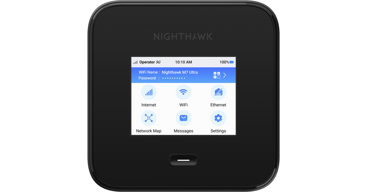 Netgear Nighthawk M7 Pro, Mobile WLAN-Router schwarz, 5G, Wi-Fi 7