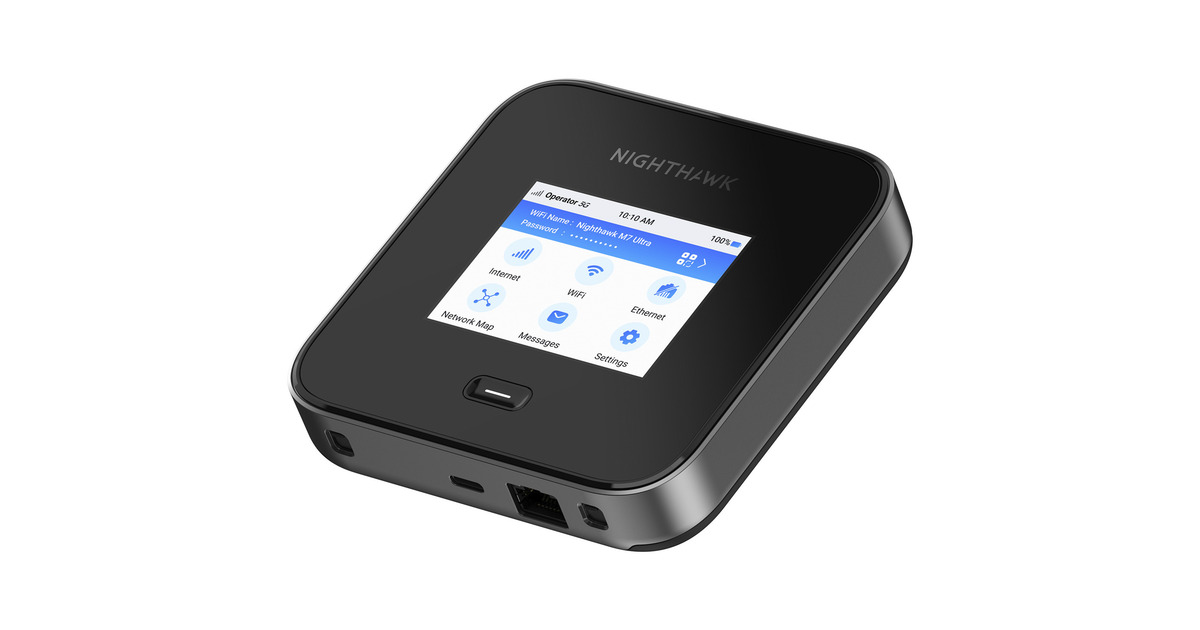 Netgear Nighthawk M7 Pro, Mobile WLAN-Router schwarz, 5G, Wi-Fi 7
