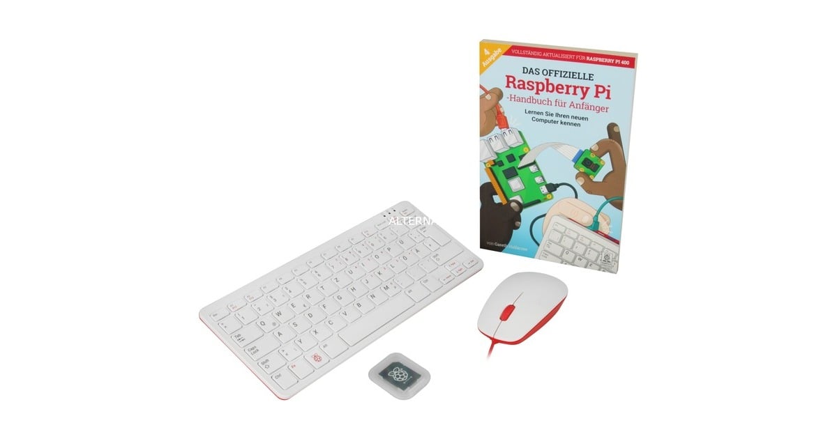 Raspberry Pi Foundation Raspberry Pi 400 Kit, Mini-PC weiß/pink