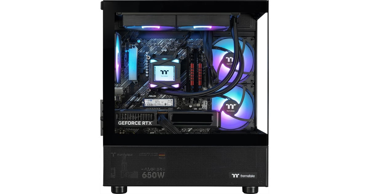 Thermaltake FTW A-Line LCS 5060, Gaming-PC schwarz/transparent, Windows ...