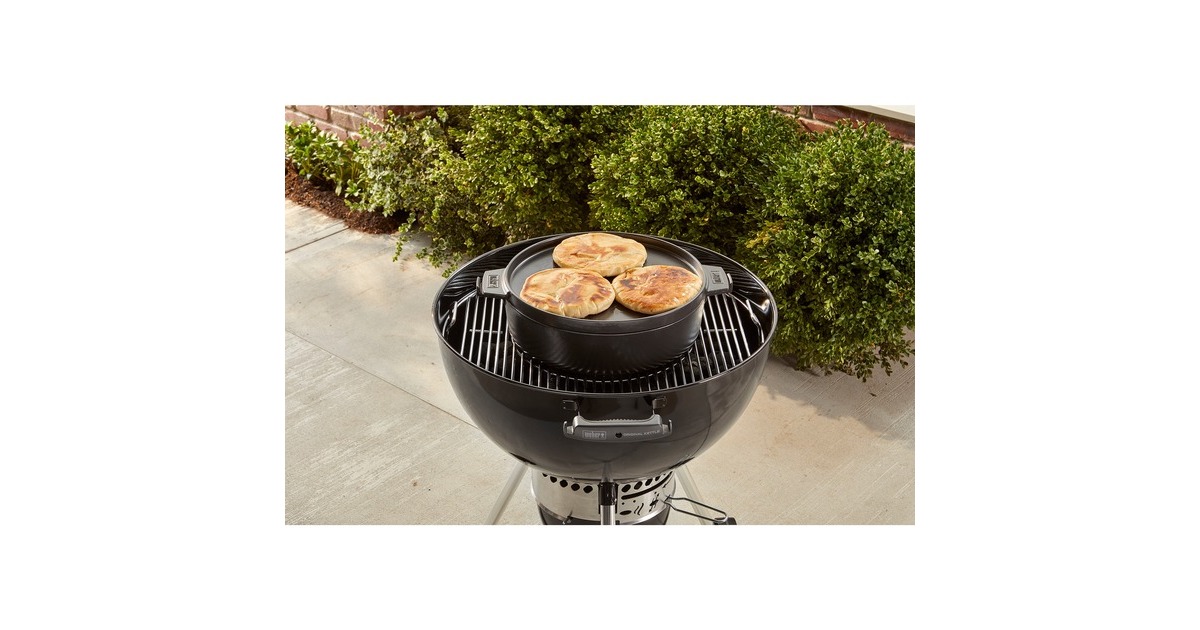 Weber Gourmet BBQ System 2in1 Dutch Oven & Pfanne schwarz