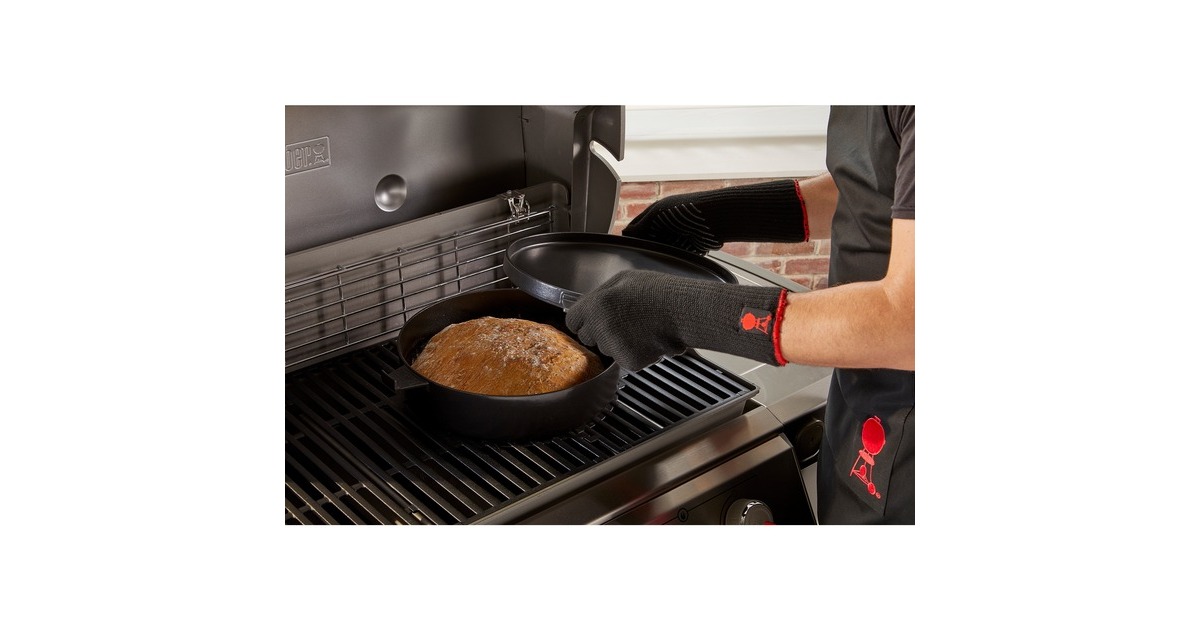 Weber Gourmet BBQ System 2in1 Dutch Oven & Pfanne schwarz