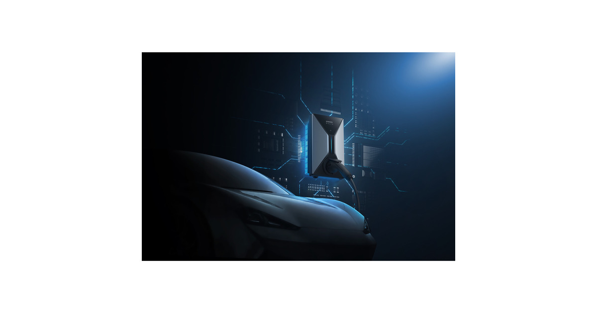 Anker SOLIX V1 Wallbox 11KW, 16A 3-phasig schwarz/grau, ohne Kabel, mit ...
