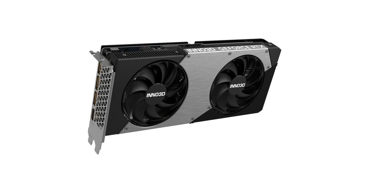 INNO3D GeForce RTX 5060 Ti TWIN X2 16GB, Grafikkarte DLSS 4, 3x DisplayPort, 1x HDMI 2.1
