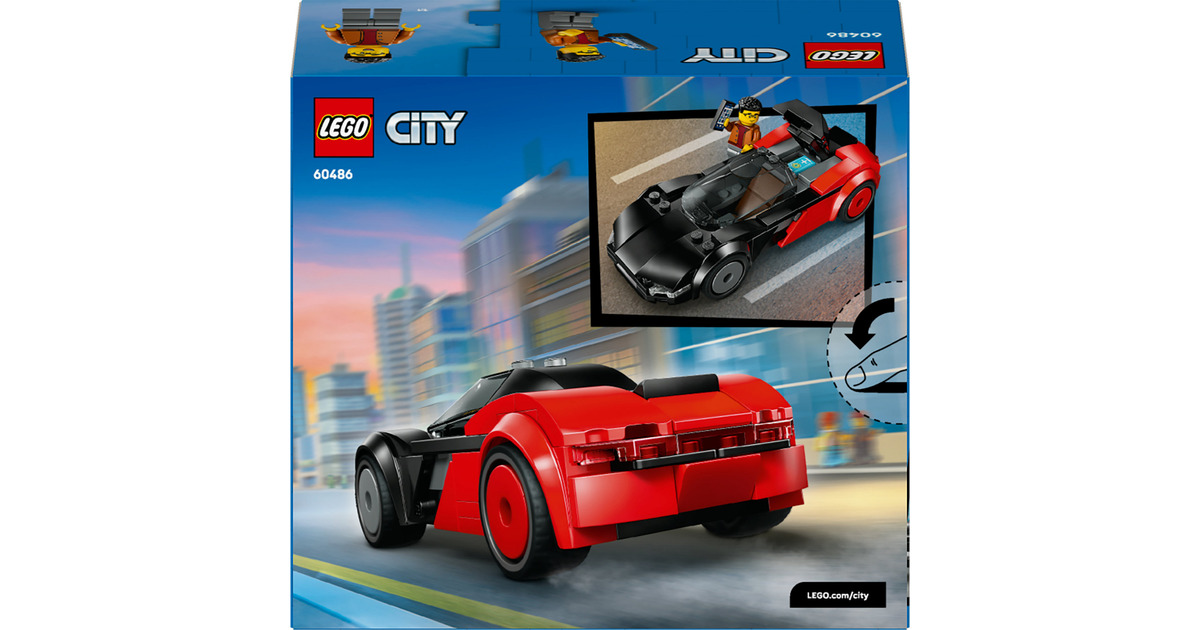 LEGO 60486 City Elektro-Supersportwagen, Konstruktionsspielzeug
