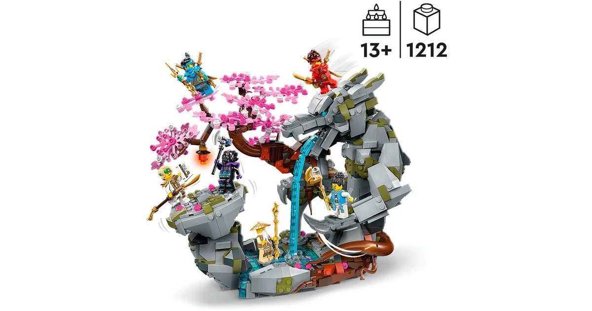 LEGO 71819 Ninjago Drachenstein-Tempel, Konstruktionsspielzeug