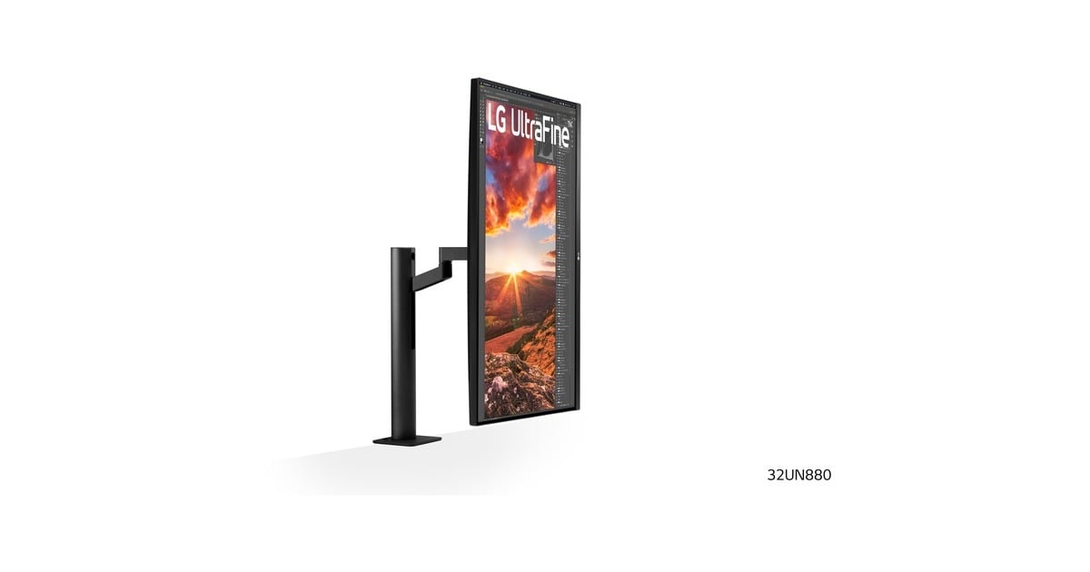LG Ergo 32UN880K-B, LED-Monitor 80 cm (31.5 Zoll), schwarz, UltraHD/4K ...