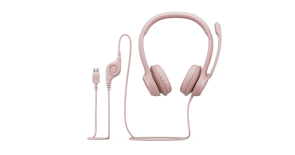 Logitech H390, Headset pink