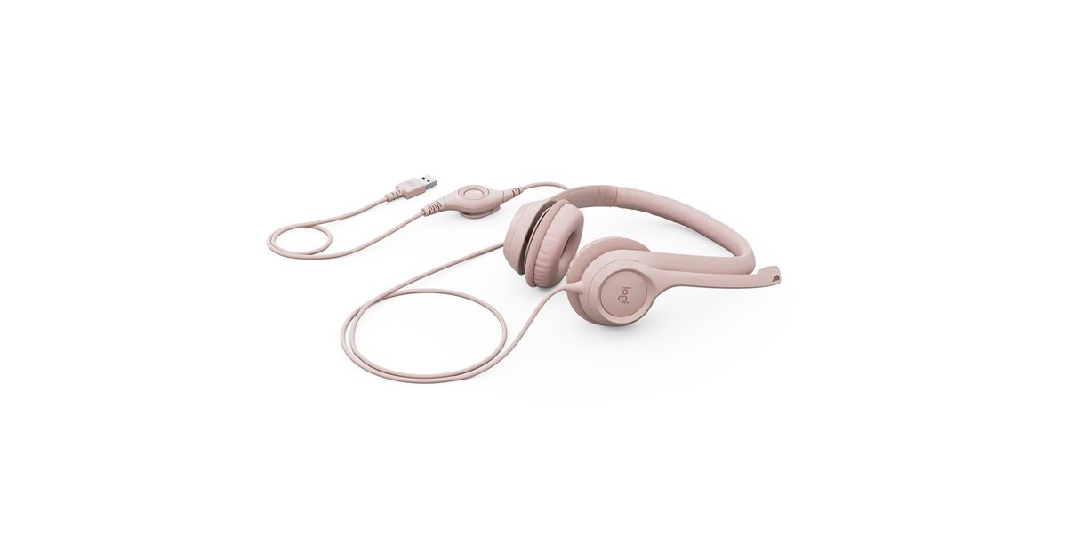 Logitech H390, Headset pink