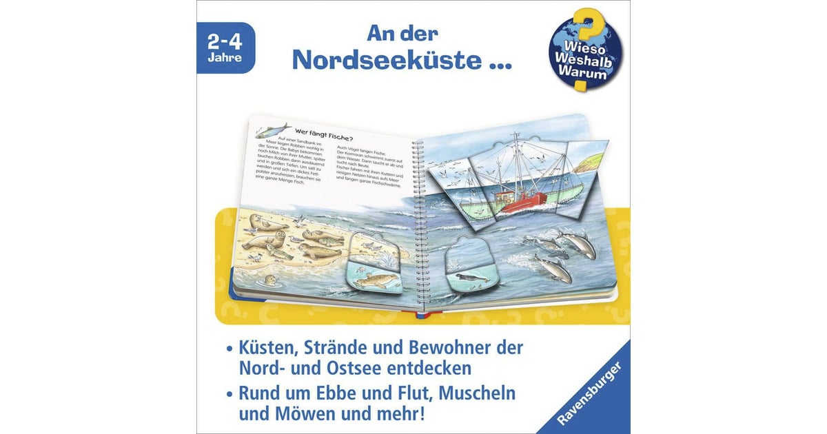 Ravensburger Wieso? Weshalb? Warum? junior Band 17 - Am Meer, Lernbuch