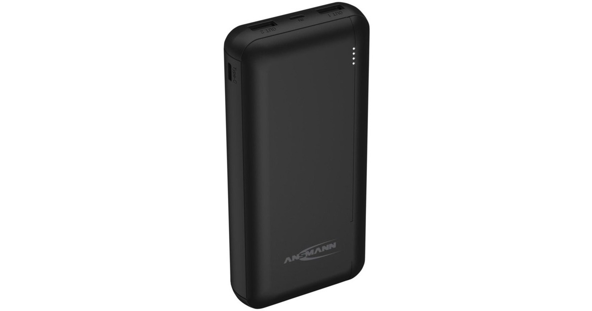 Ansmann Powerbank PB212, 20.000 mAh anthrazit