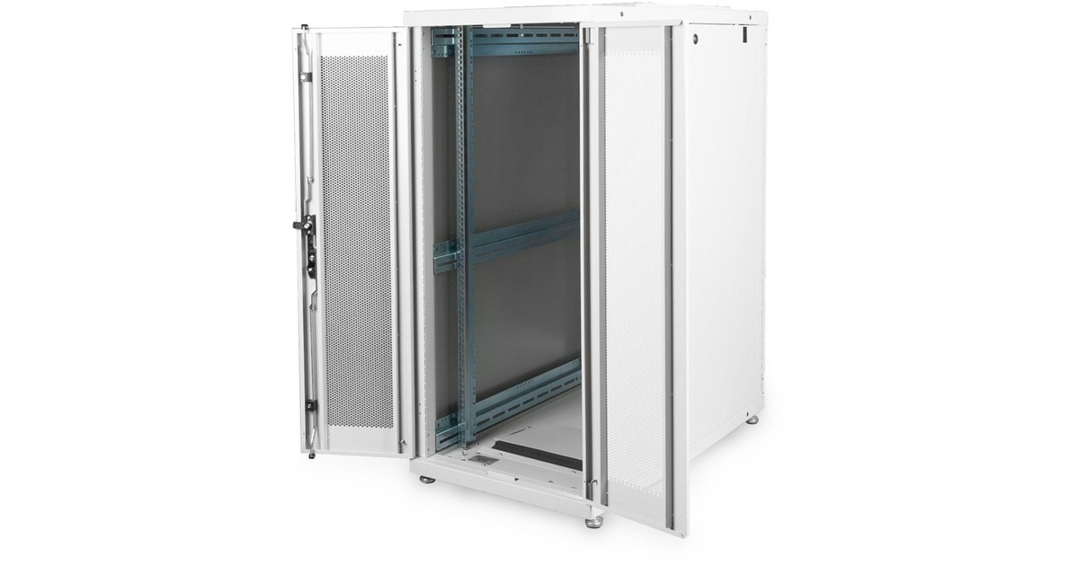 Digitus Serverschrank Unique Serie - 600x1000 mm (BxT), IT-Schrank grau ...