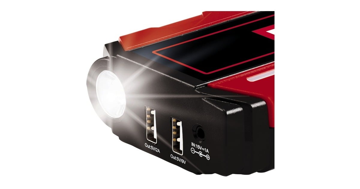 EINHELL Jump-Start Powerbank CE-JS 12/1 rot/schwarz, Starthilfe für ...