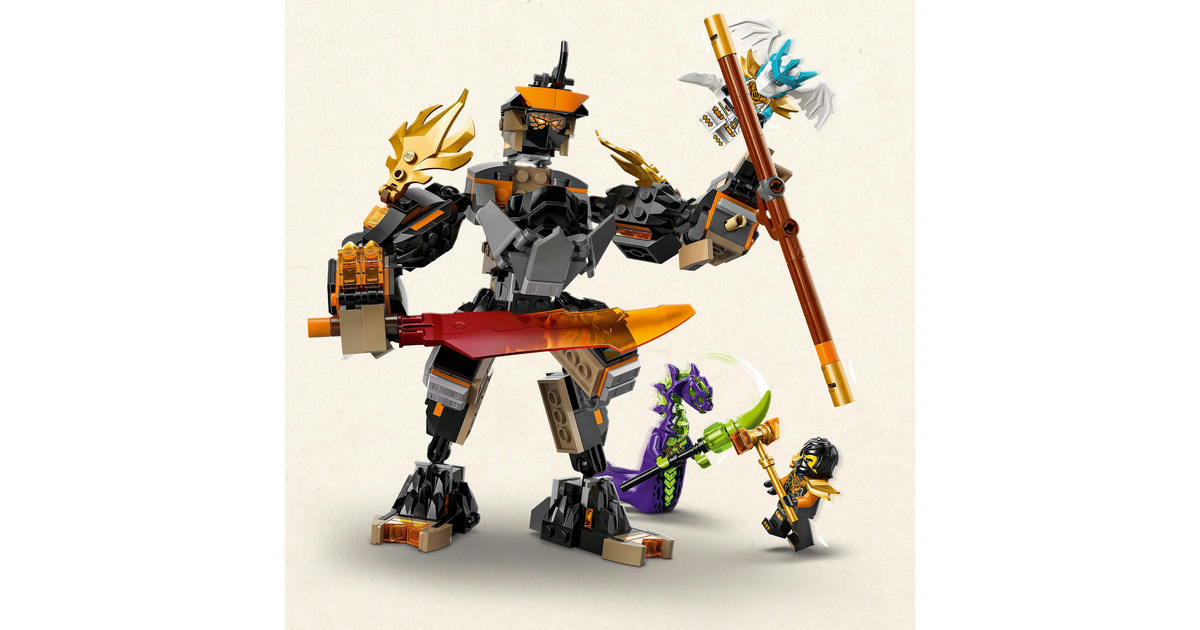 LEGO 71854 Ninjago Coles Action-Mech und Drachen-Zane ...