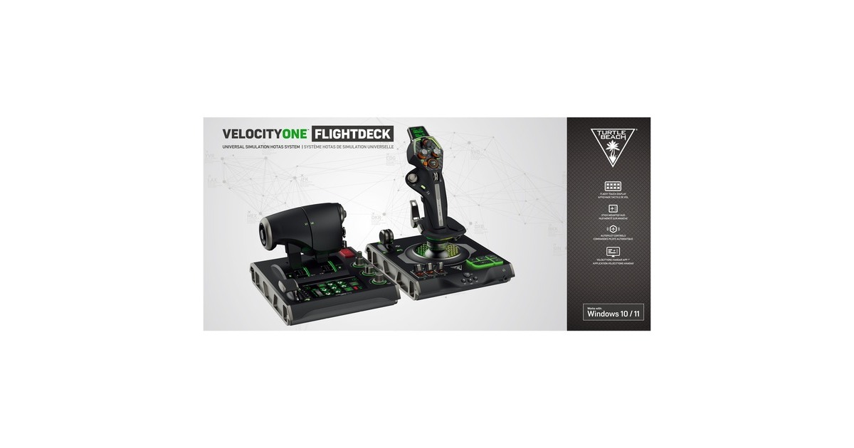 Turtle Beach VelocityOne Flightdeck, Hotas schwarz