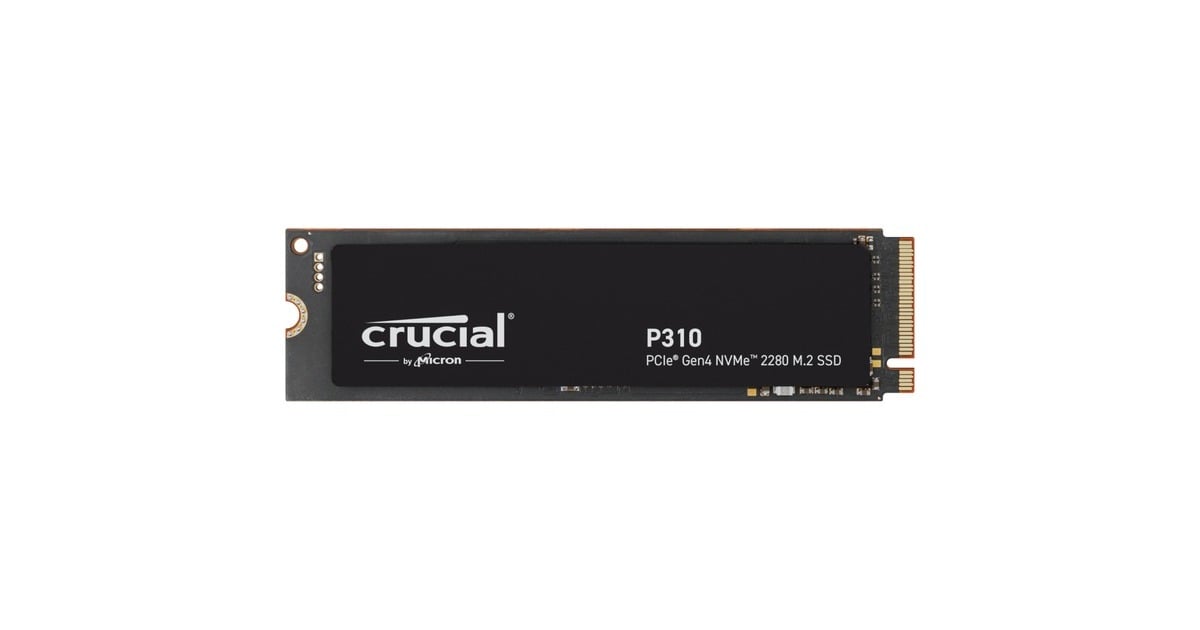 Crucial P310 1 TB, SSD schwarz, PCIe 4.0 x4, NVMe, M.2 2280