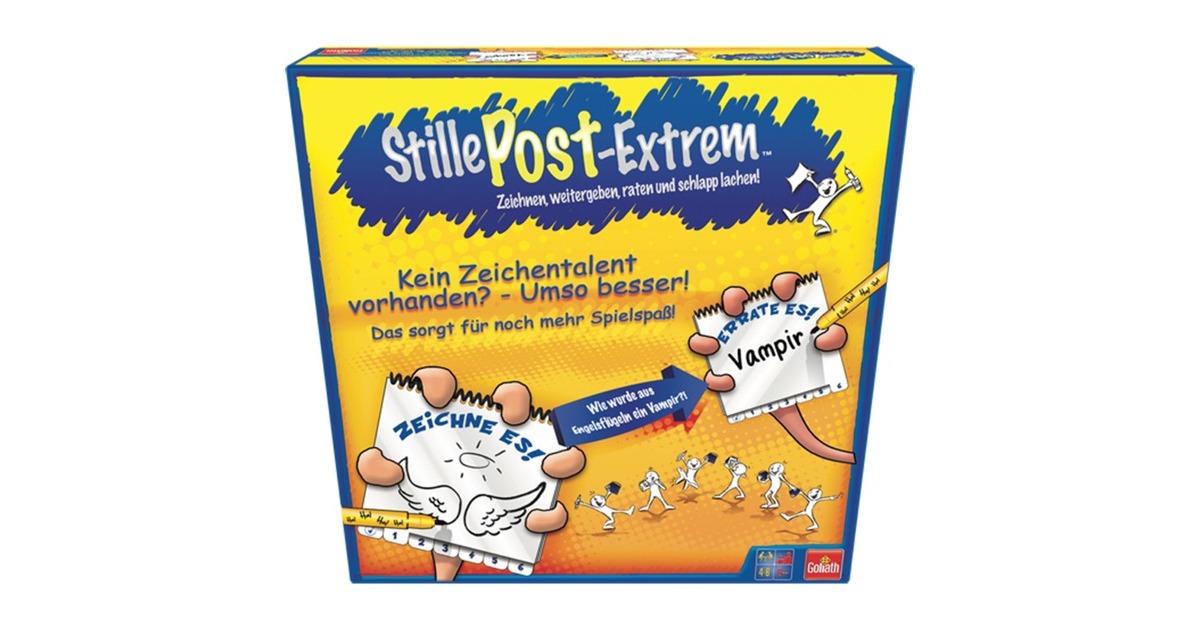 Goliath Games Stille Post - Extrem, Geschicklichkeitsspiel