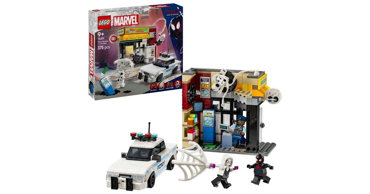 LEGO 76311 Marvel Super Heroes Spider-Verse: Miles Morales vs Spot ...