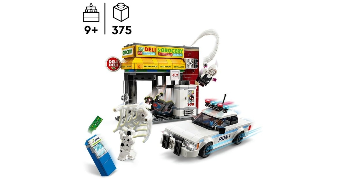 LEGO 76311 Marvel Super Heroes Spider-Verse: Miles Morales vs Spot ...