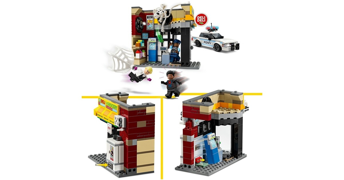 LEGO 76311 Marvel Super Heroes Spider-Verse: Miles Morales vs Spot ...