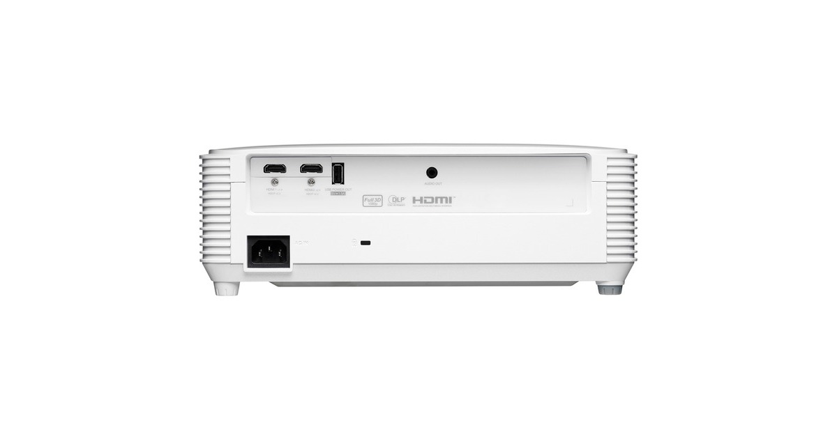 Optoma HD29x, DLP-Beamer weiß, FullHD, 4000 Lumen, 3D Ready