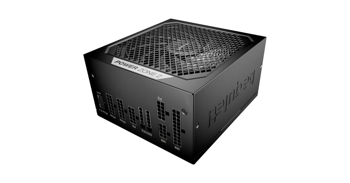 be quiet! POWER ZONE 2 1000W, PC-Netzteil schwarz, 1x 12 Pin High Power ...