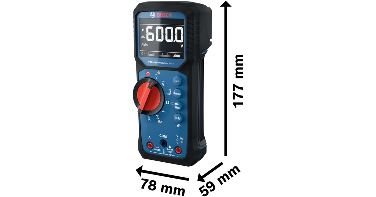 Bosch Professional Digitales Multimeter GDM 600-15 Professional ...
