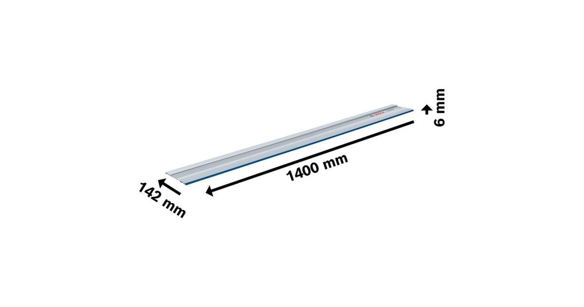 Bosch Professional Führungsschienen-Set FSN 1400 Professional aluminium ...