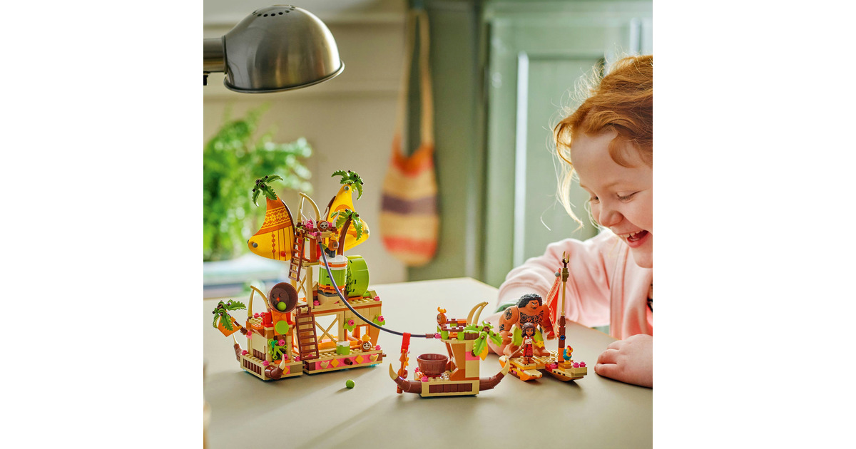 LEGO 43258 Disney Princess Kakamora-Barge, Konstruktionsspielzeug