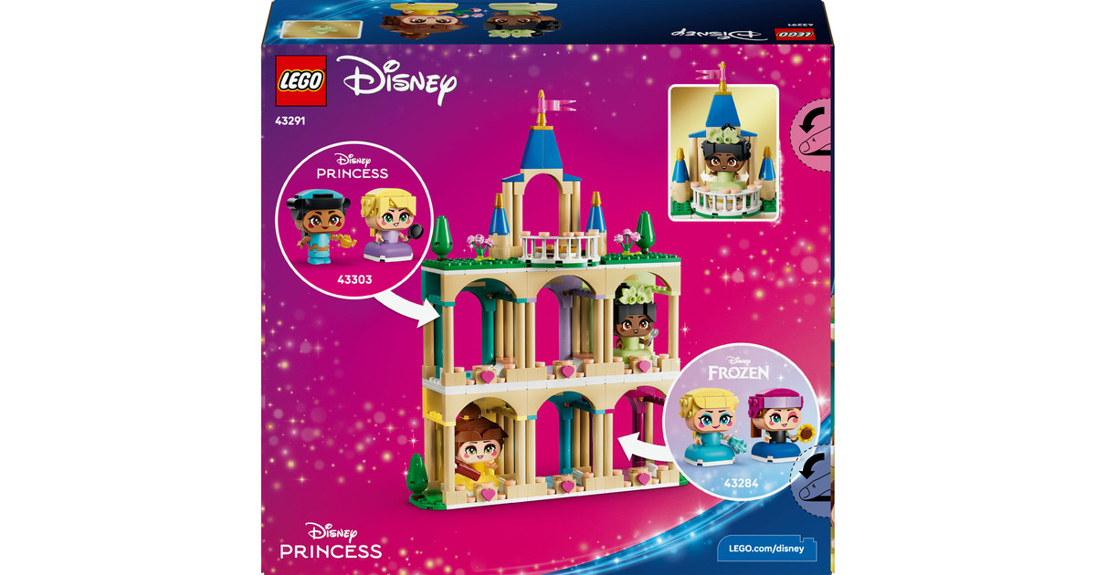 LEGO 43291 Disney Princess Die Mini-Prinzessinnen Belle und Tiana mit ...