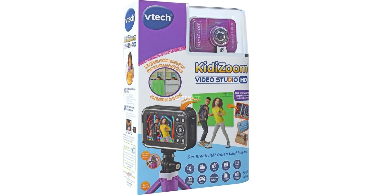 VTech KidiZoom Video Studio HD, Digitalkamera lila/schwarz