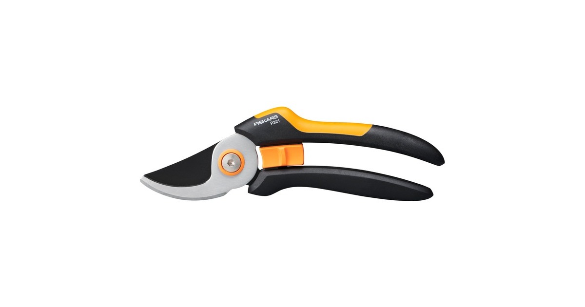 Fiskars Solid M Bypass-Gartenschere P321 orange/schwarz