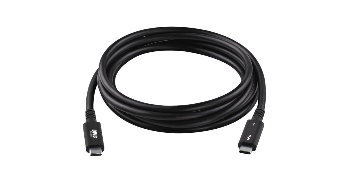 OWC Thunderbolt 5 / USB-C Kabel schwarz, 200cm