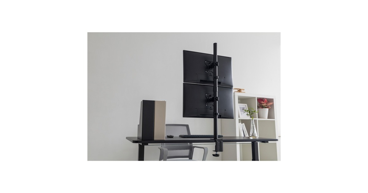 Digitus Universal Dual Monitorhalter, Monitorhalterung schwarz