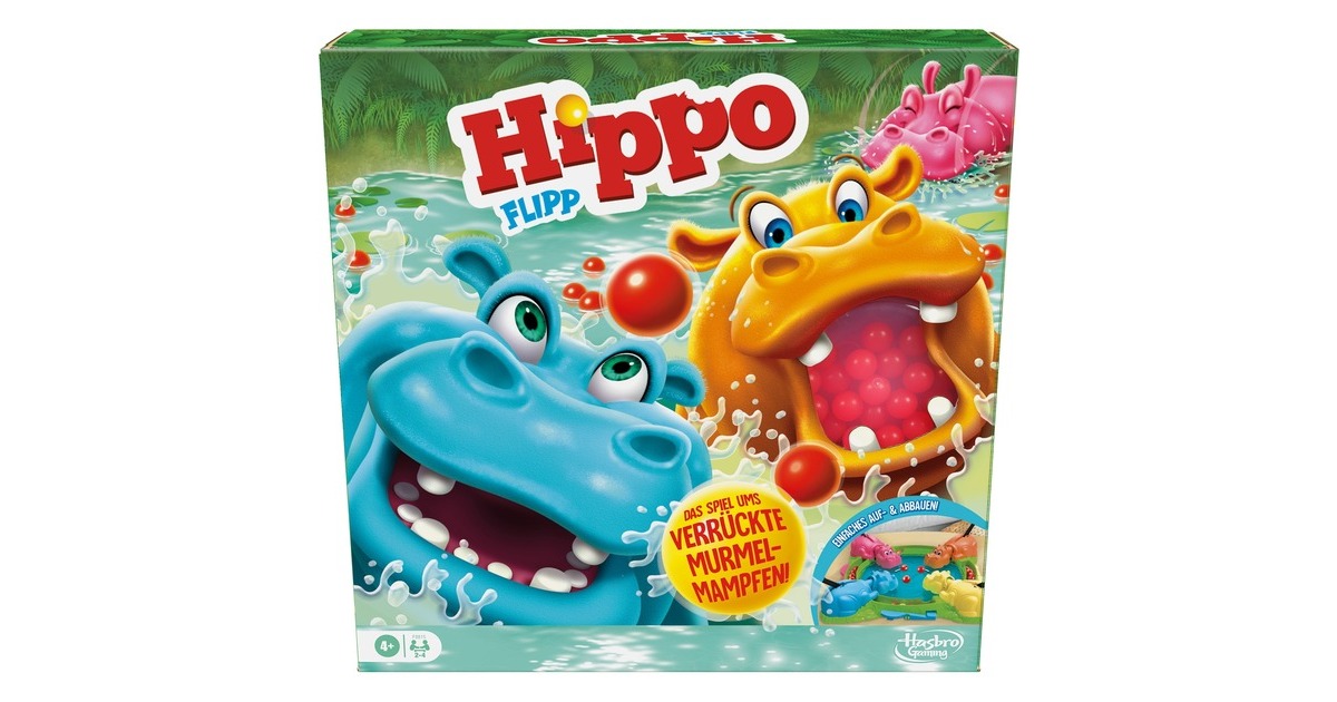 Hasbro Hasbro Hippo Flipp , Gesellschaftsspiel
