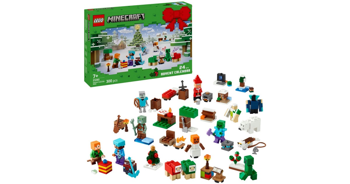 LEGO 21280 Minecraft Adventskalender 2025, Konstruktionsspielzeug