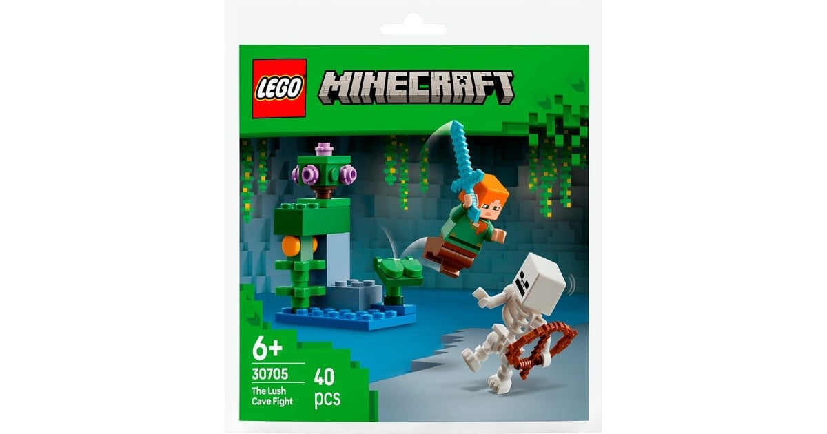 LEGO 30705 Minecraft Showdown in der Üppigen Höhle, Konstruktionsspielzeug