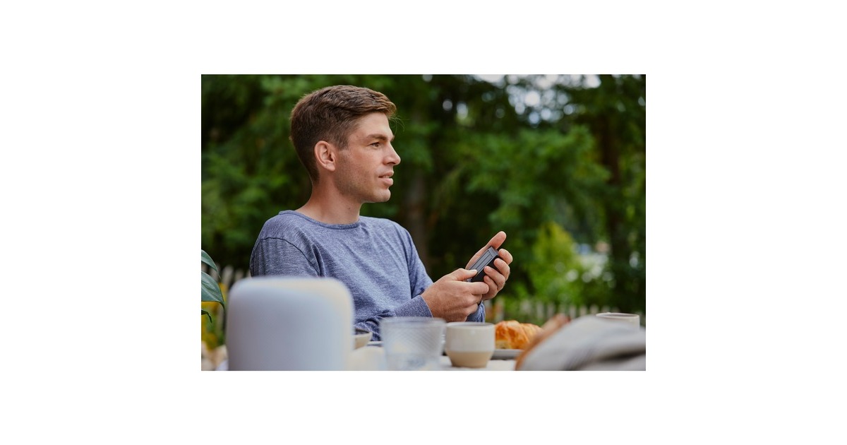 Senic Friends of Hue Outdoor Switch, Taster schwarz