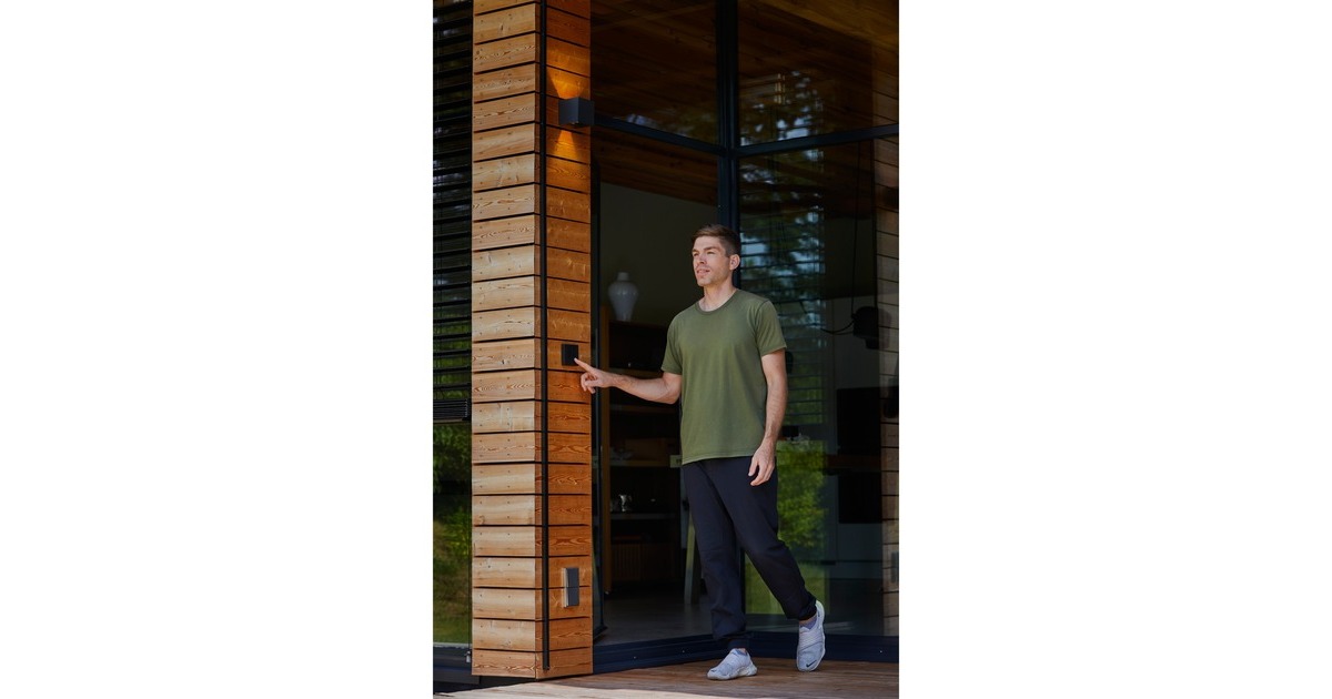 Senic Friends of Hue Outdoor Switch, Taster schwarz