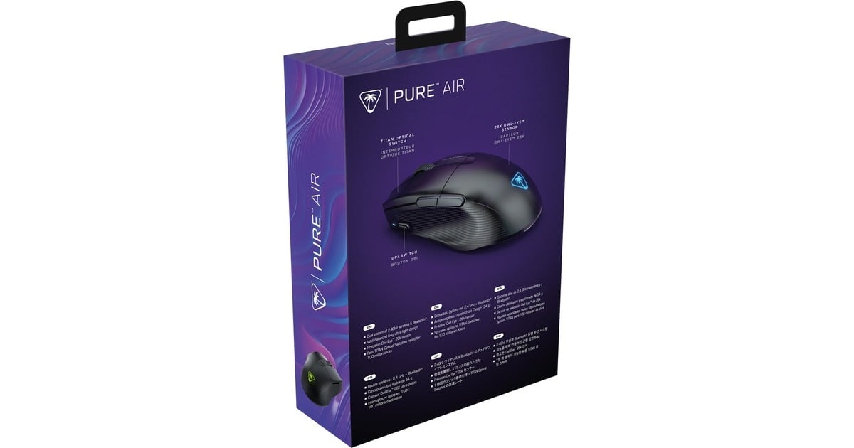 Turtle Beach Pure Air, Gaming-Maus schwarz
