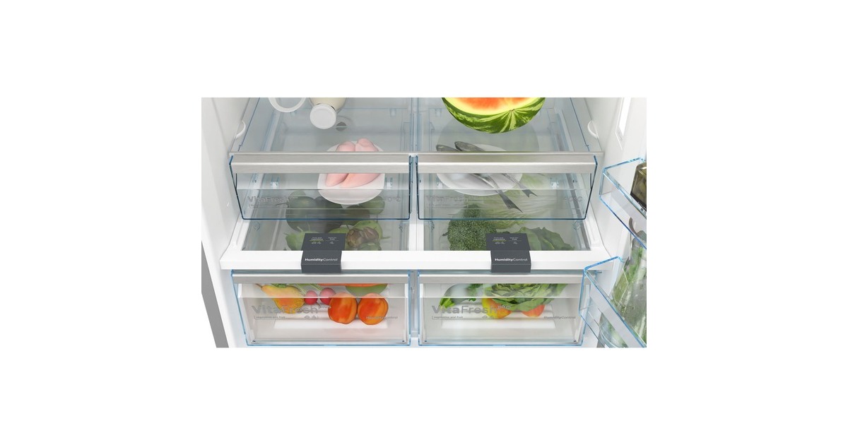 Bosch Home KGN86AIDR Serie 6, Kühl-/Gefrierkombination edelstahl