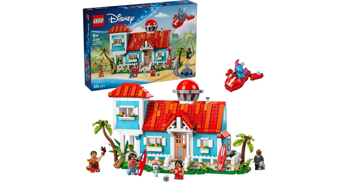 LEGO 43268 Disney Classic Das Strandhaus aus „Lilo und Stitch ...